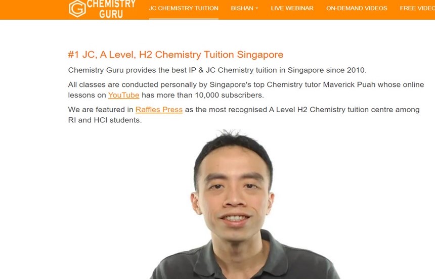 Best Chemistry Tuition Singapore Top 30 Review